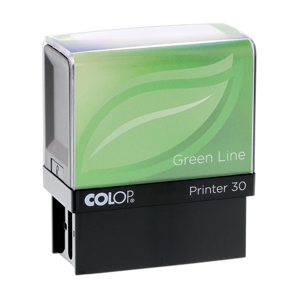 Colop Printer 30 Green Line (47x18 mm - 5 regels) | stempels.com